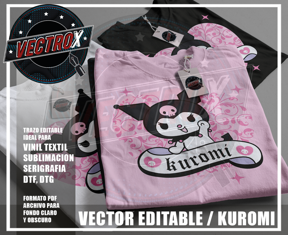 Vector Editable - Kuromi