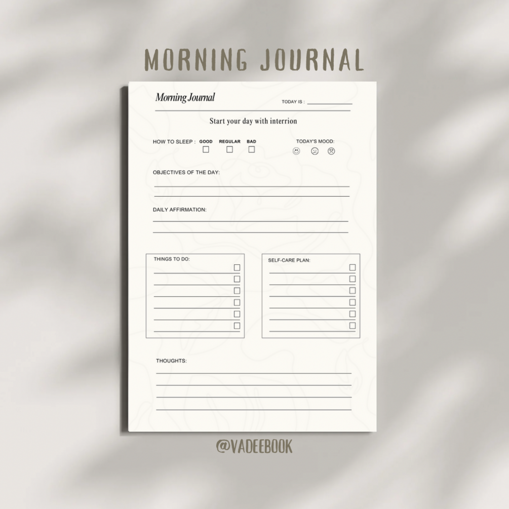Morning Journal template