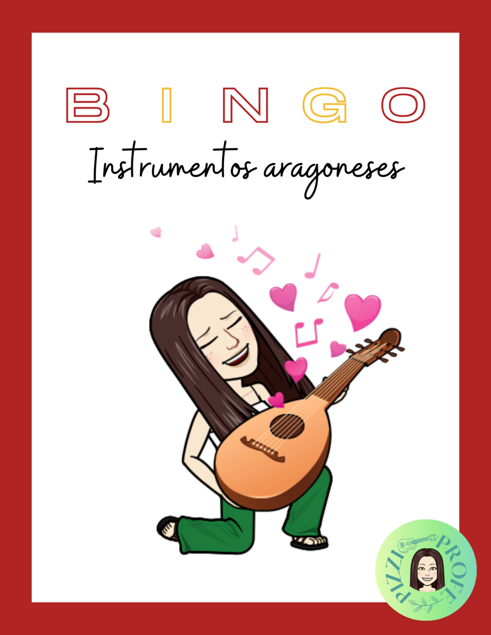 Bingo de Instrumentos Aragoneses by @pizziprofe