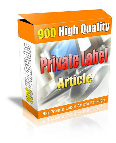 New 900 PLR Articles