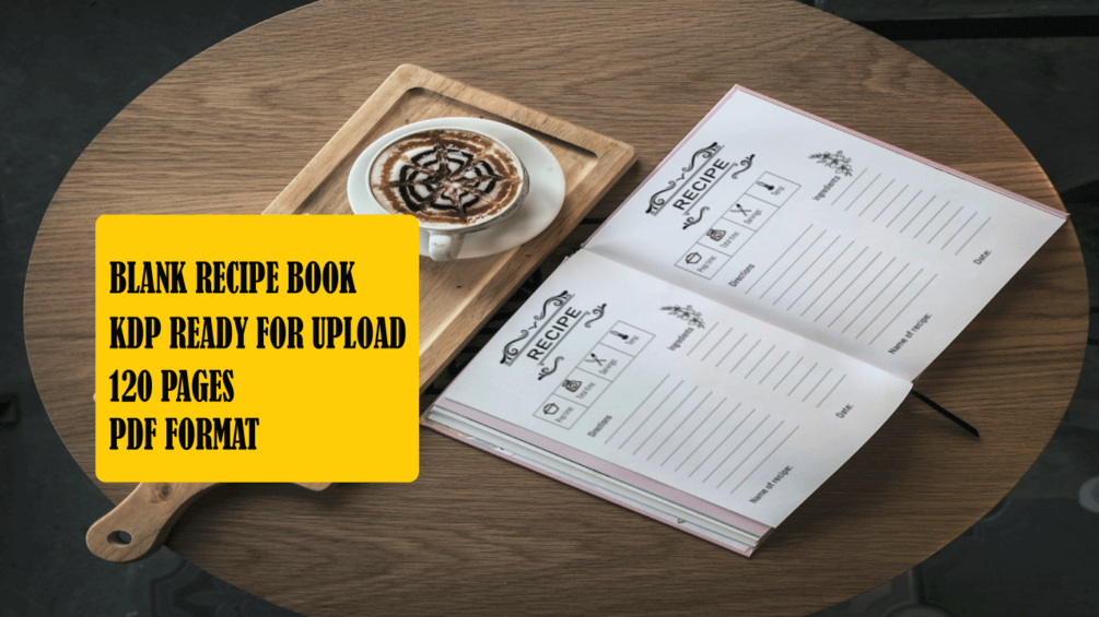 Blank Recipe Journal: Write down your favorite recipe”8.5 x 11”. Blank ...