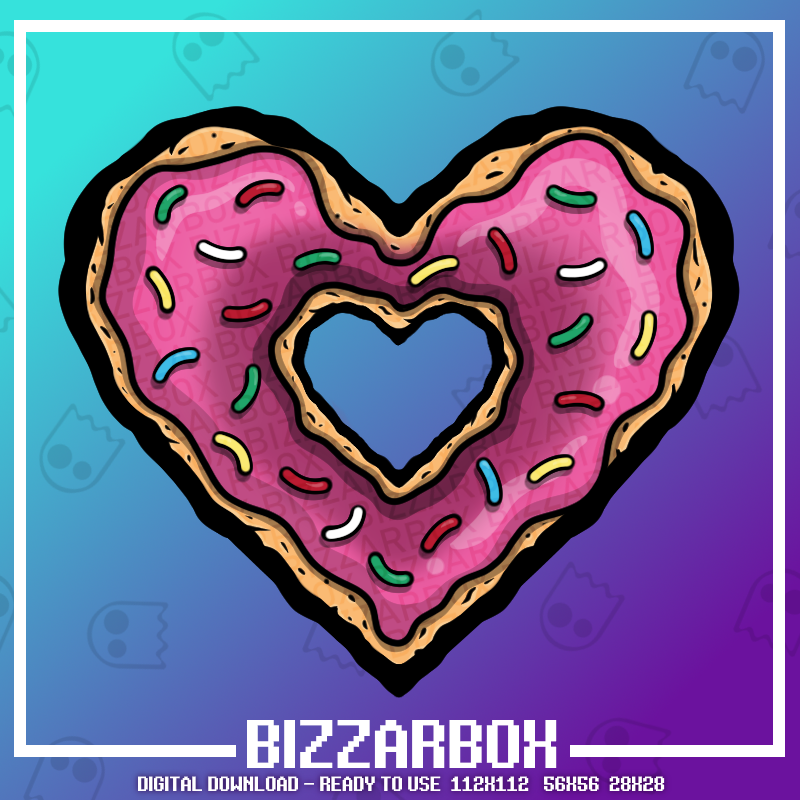 Streamer Emote: Donut Heart