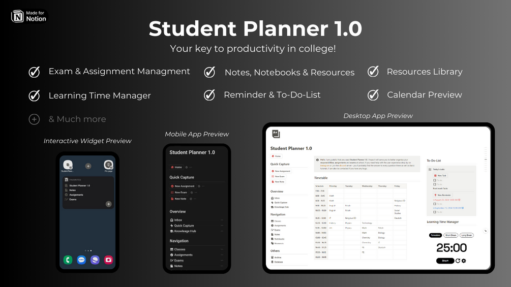 Student Planner 1.0 [EN]