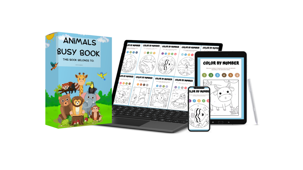 Animal Adventures: A Busy Book for Kids