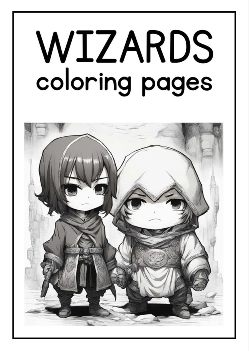 Wizards 45 Coloring Pages – Magical Adventures with Wizards and Sorcery