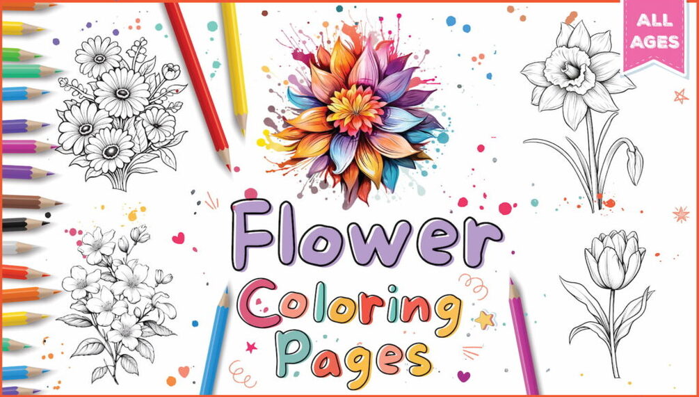 Bloom Adult Coloring Book: Beautiful Flower Garden Patterns and ...