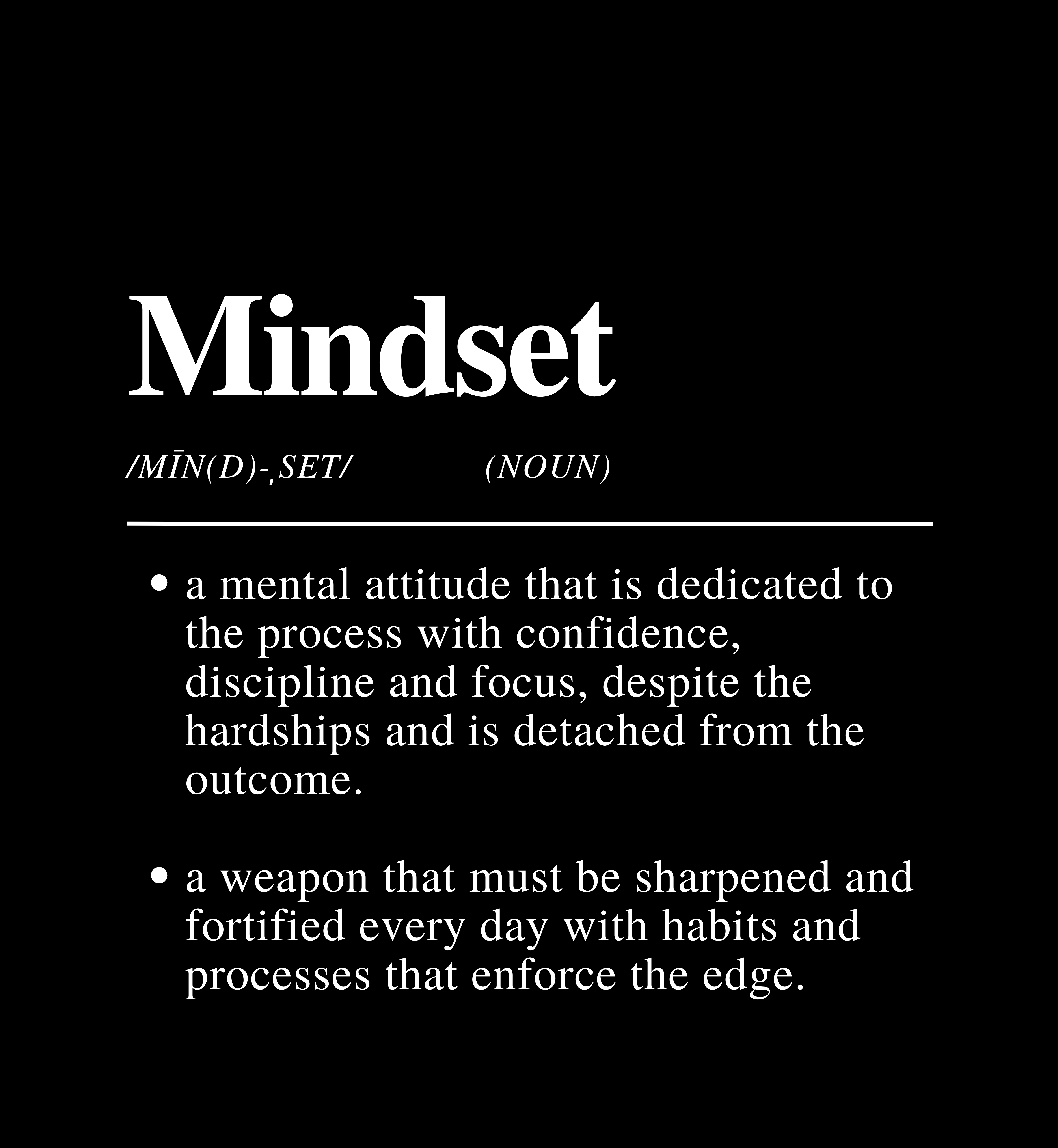 Mindset | Emotion | Quote Definition Poster (Black) Digital Bundle Wall ...