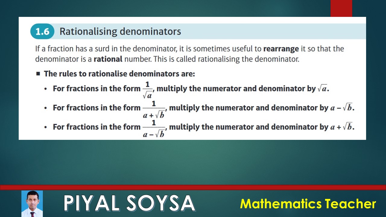 Edexcel Pure Mathematics Lesson 1 Basics