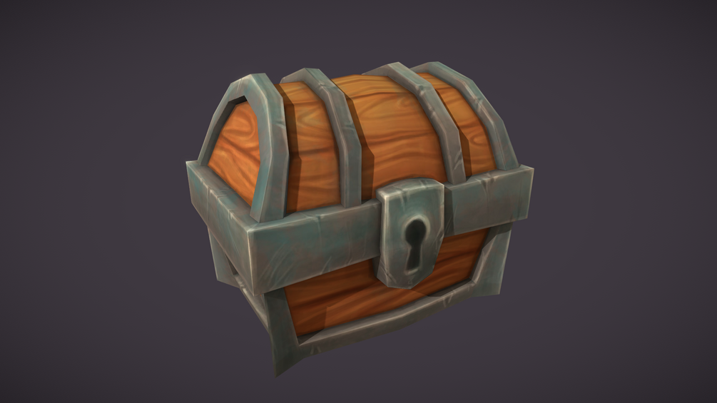(FREE PRODUCT) Stylized Treasure Chest Pack 3D Model