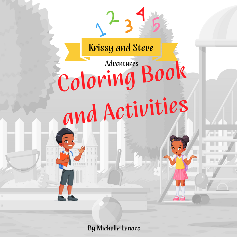 Krissy and Steve Adventures: 1234 Coloring Book Bulk 10