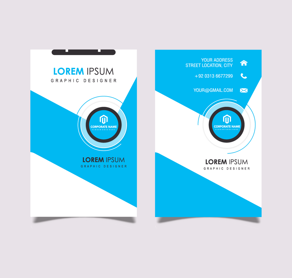 Online visiting card design template