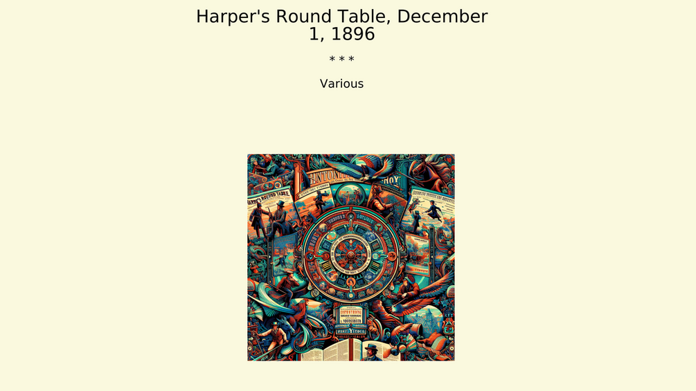 Harper's Round Table, December 1, 1896
