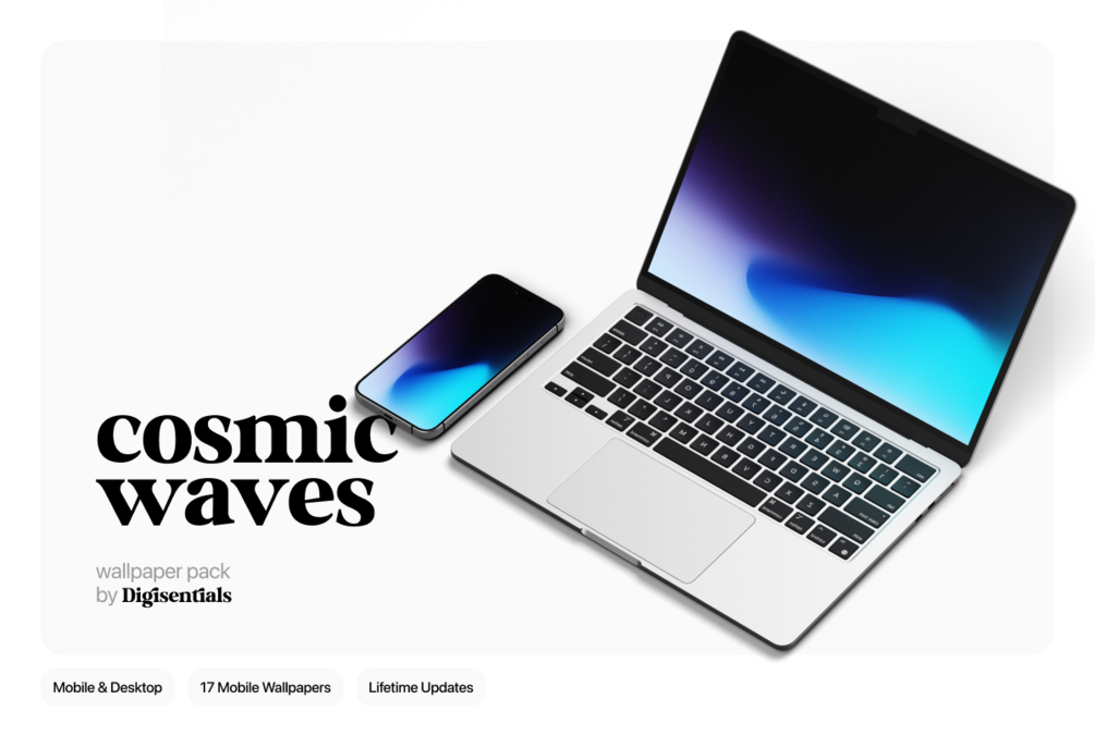 Cosmic Waves Wallpaper Pack