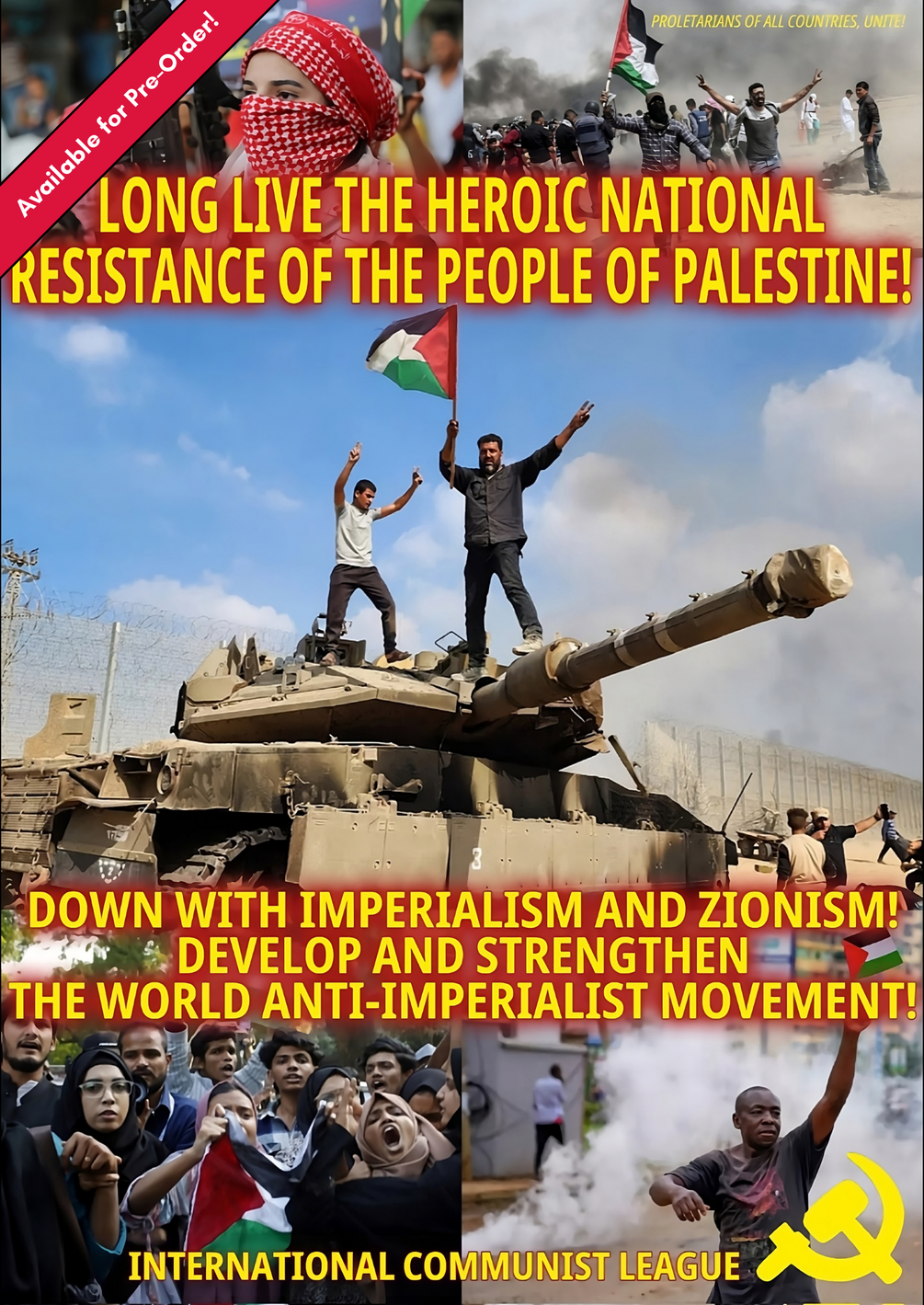 Poster 18x24" - Long Live the Heroic National Resistance of the People ...