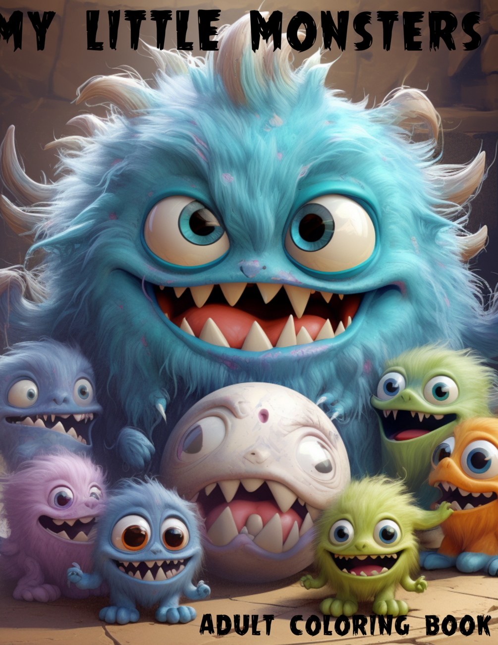 Lil Monsters Coloring book