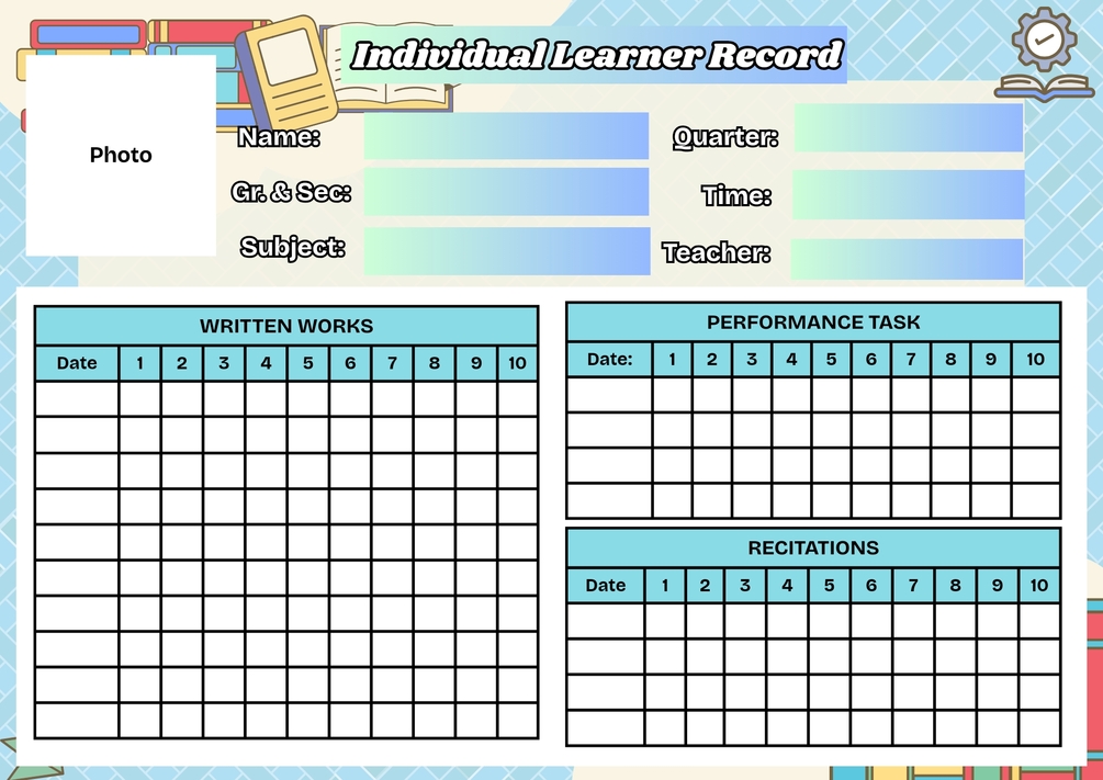 Individual Learner Record - Mini Class Record