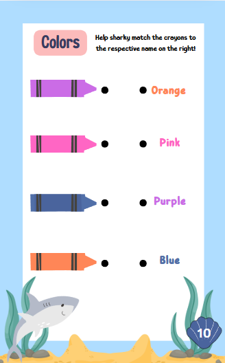 Ocean Themed Busy Book