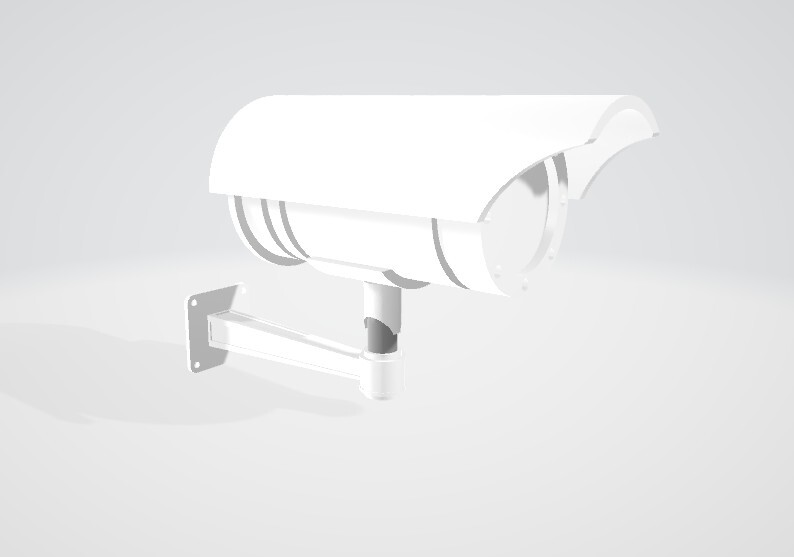 3D CCTV Fixed Security Camera 2