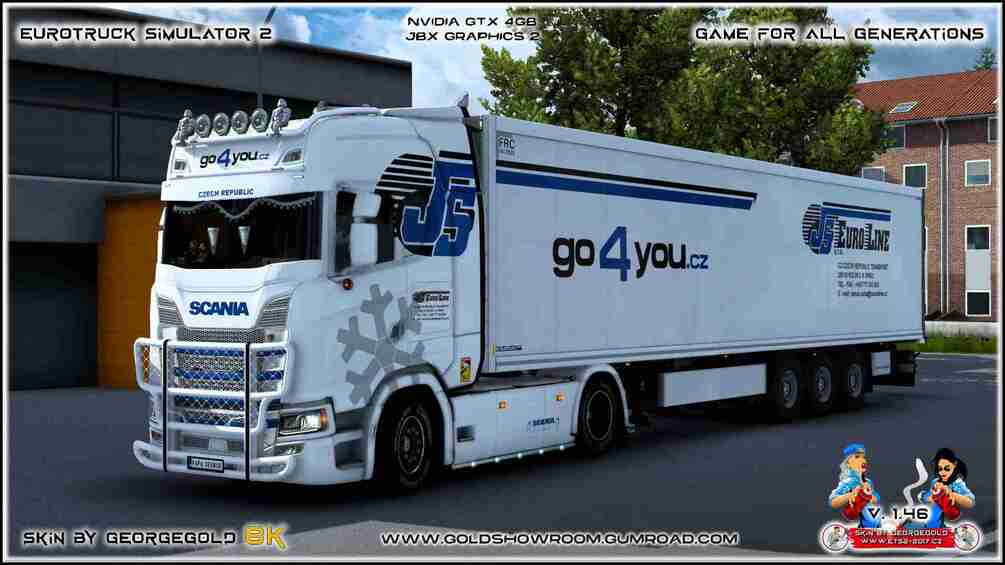 ETS 2 Skin Combo Scania NG S Go4You