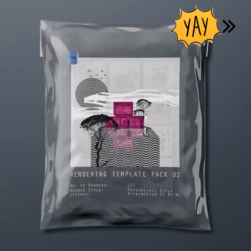 Rendering Template Pack 02// Psychelinic Style