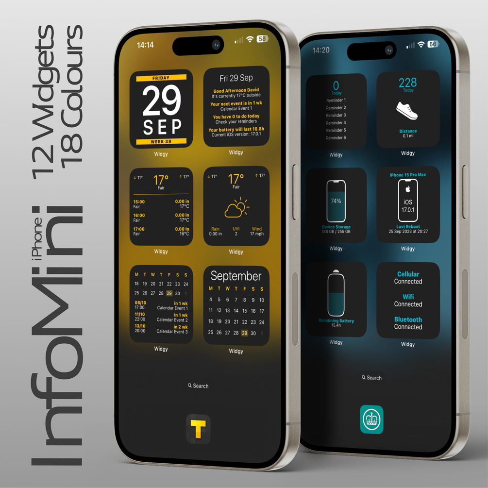 InfoMini Widgy Widgets