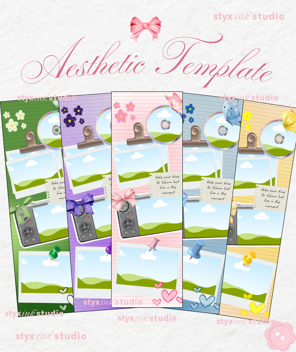 DIY Scrapbook Photo Strip Template