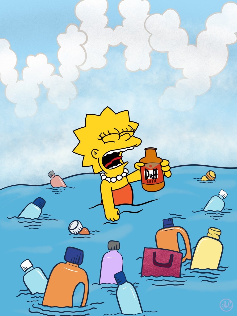 Lisa Simpson Ocean Pollution