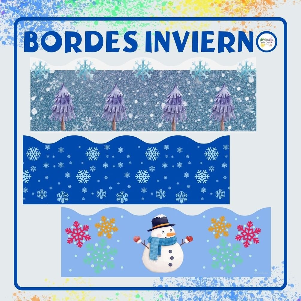 BORDES TEMÁTICA INVIERNO