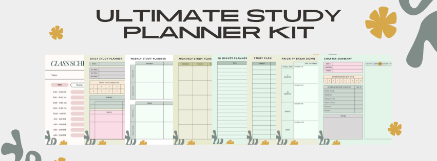 Ultimate Study Planner Kit