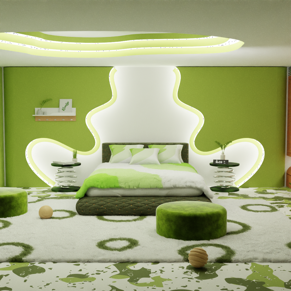 Cozy Bedroom (Blender 3d Model)