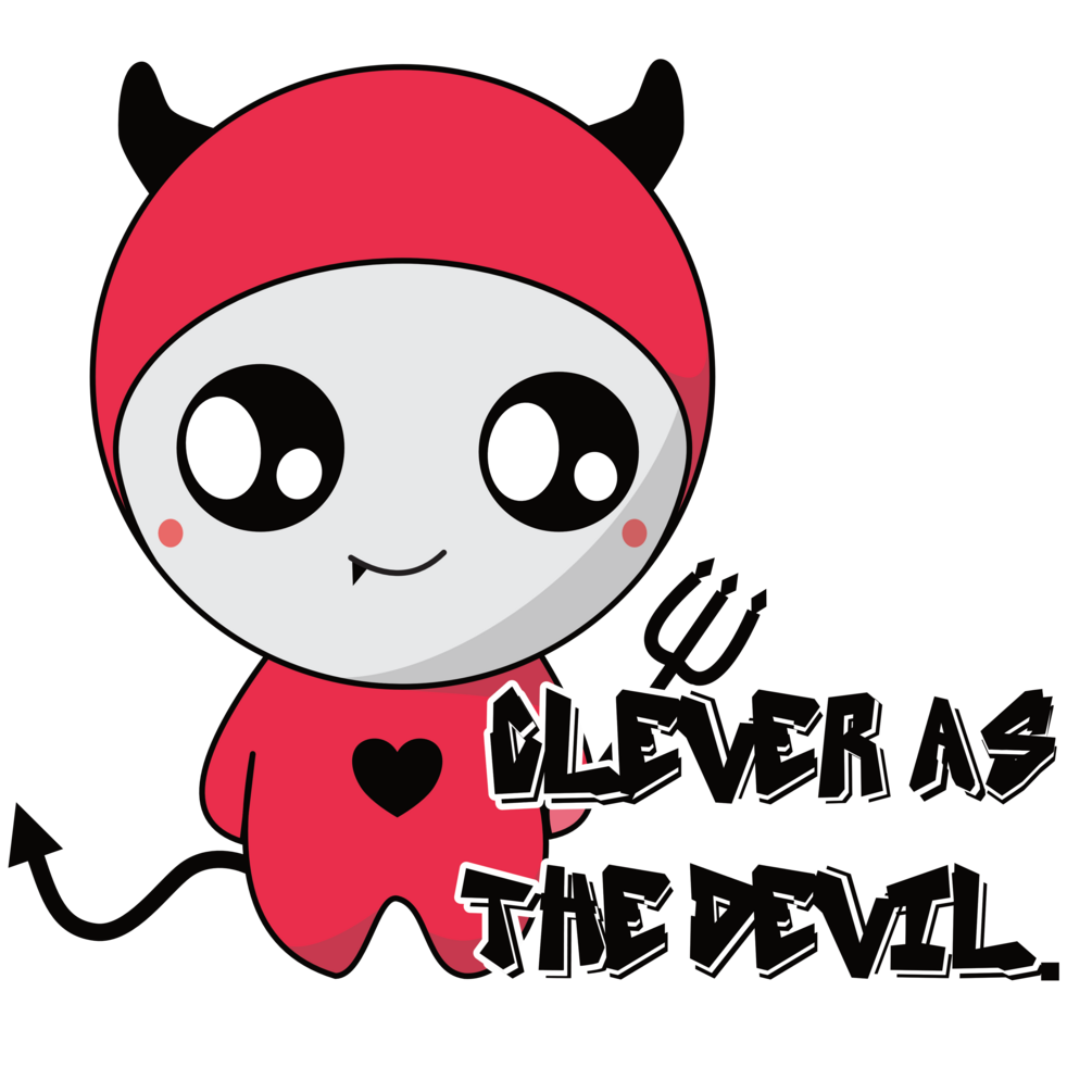Cute Clever Red Devil