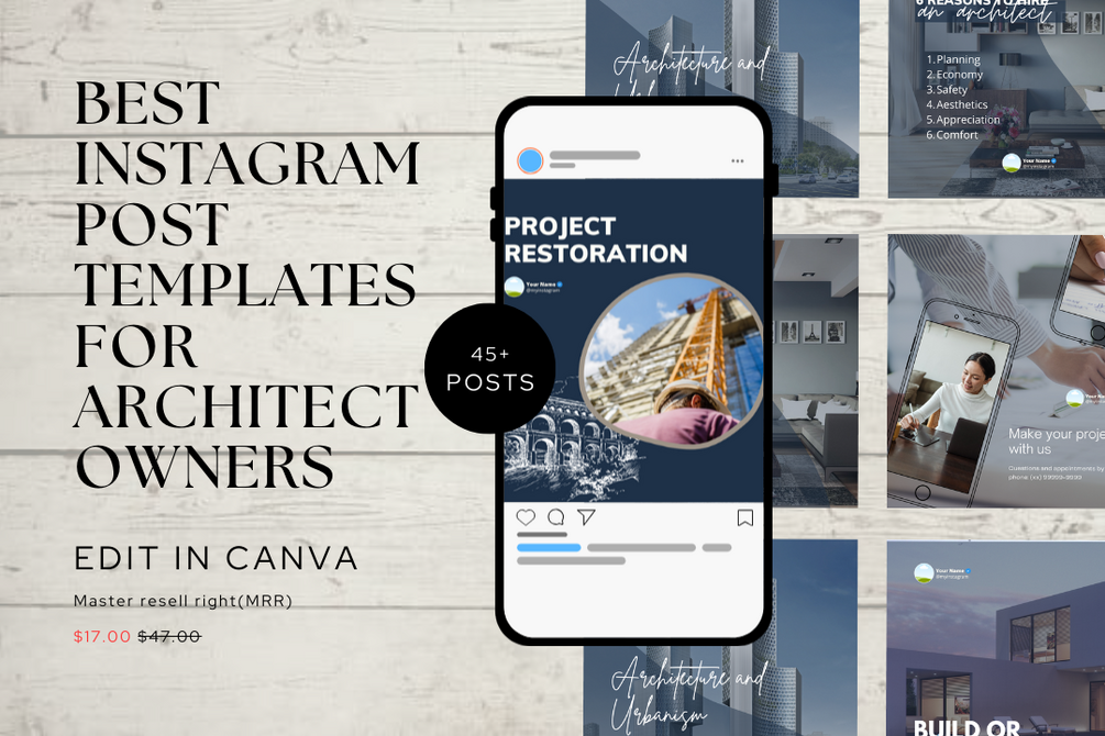 45+ Architecture Aesthetic Social Media Templates - Best Instagram Post ...