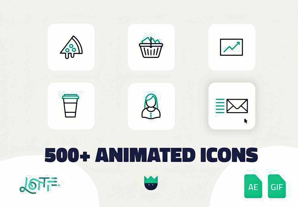 500+ ANIMATED ICONS
