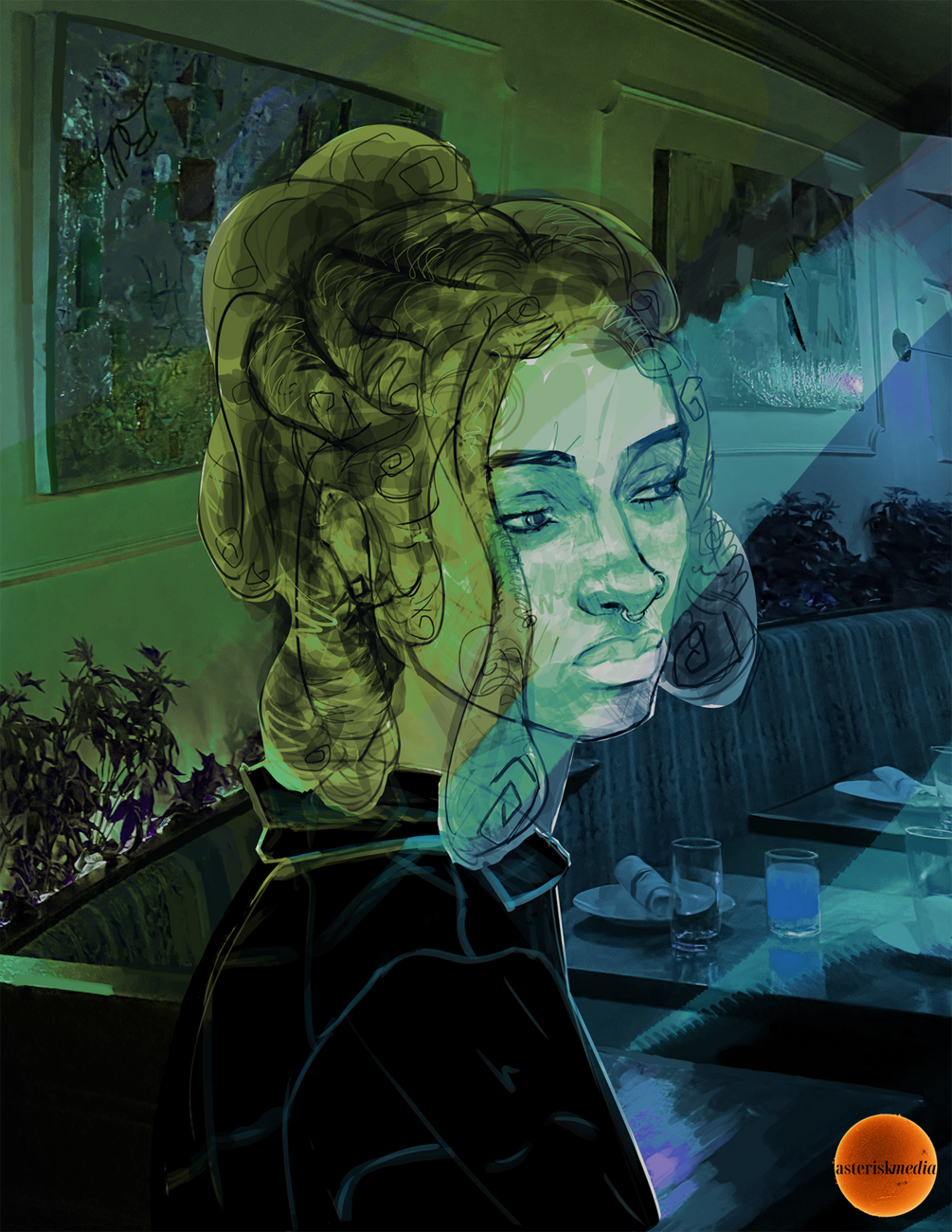 "Her" - digital artwork by [ a* ]