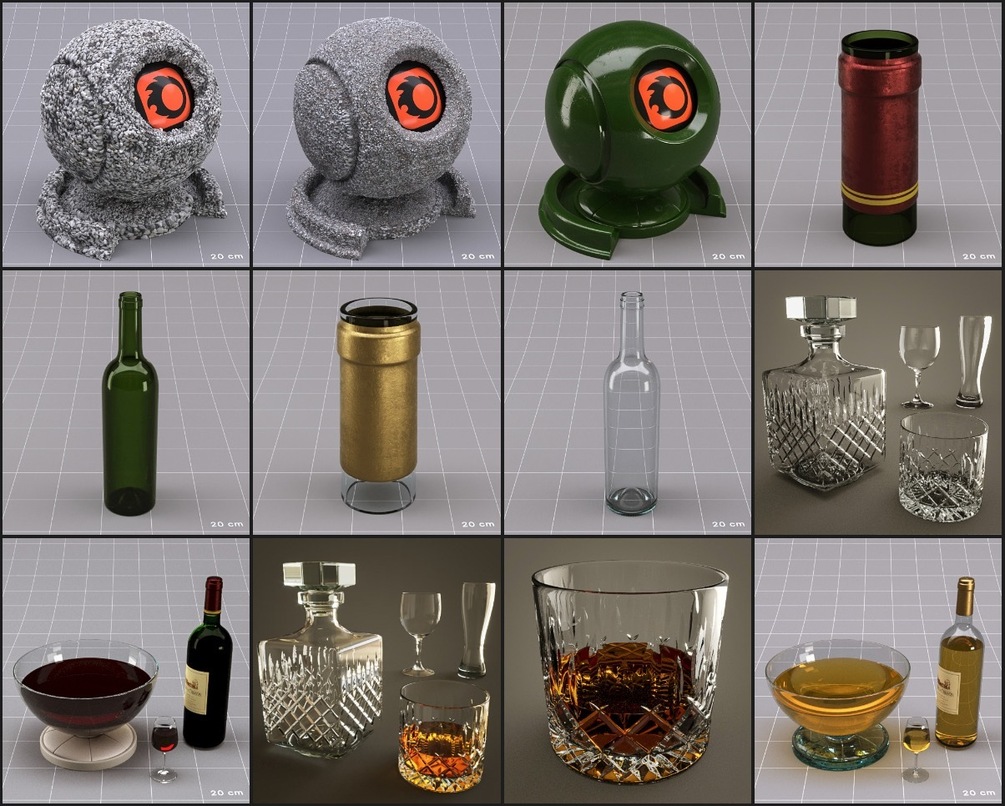 Corona material library for C4D Architecture Edition