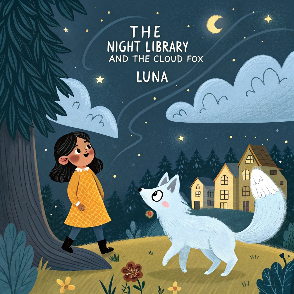 Bedtime Story : The Night Library and the Cloud Fox