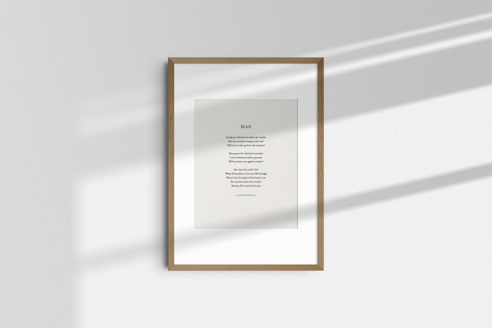 Blue | Poetry in Prints