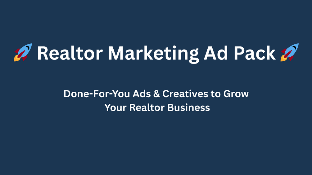 🚀 Realtor Marketing Ad Pack — Ready-to-Use Ads & Creatives (Instant ...