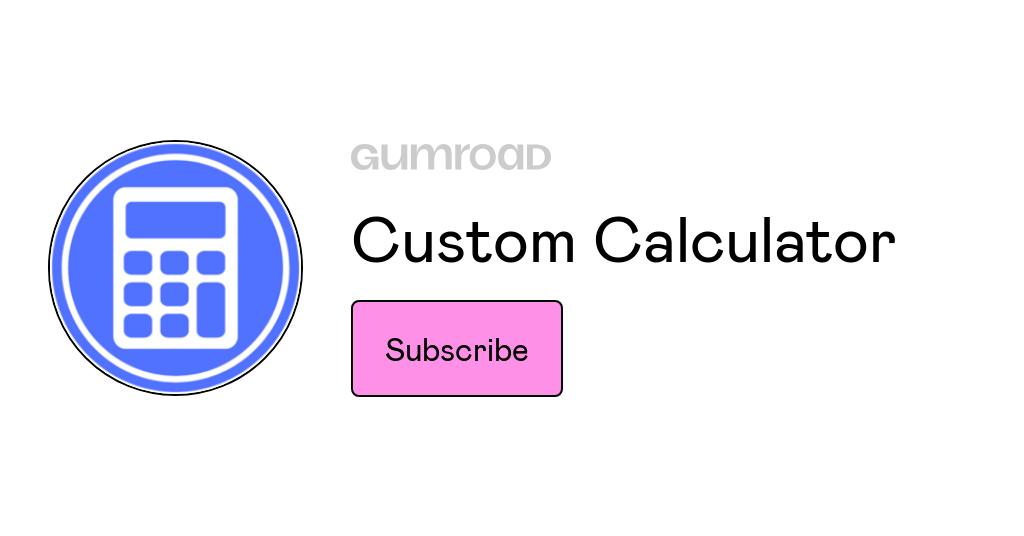 Custom Calculator