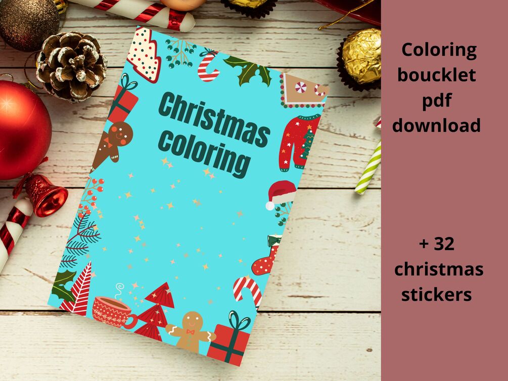 christmas coloring booklet