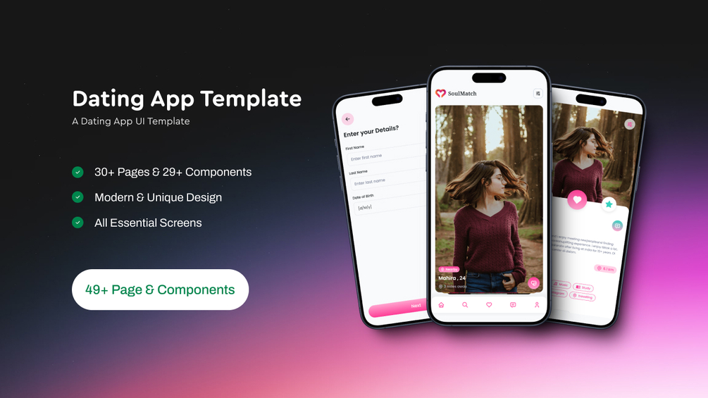FlutterFlow - Dating App Template