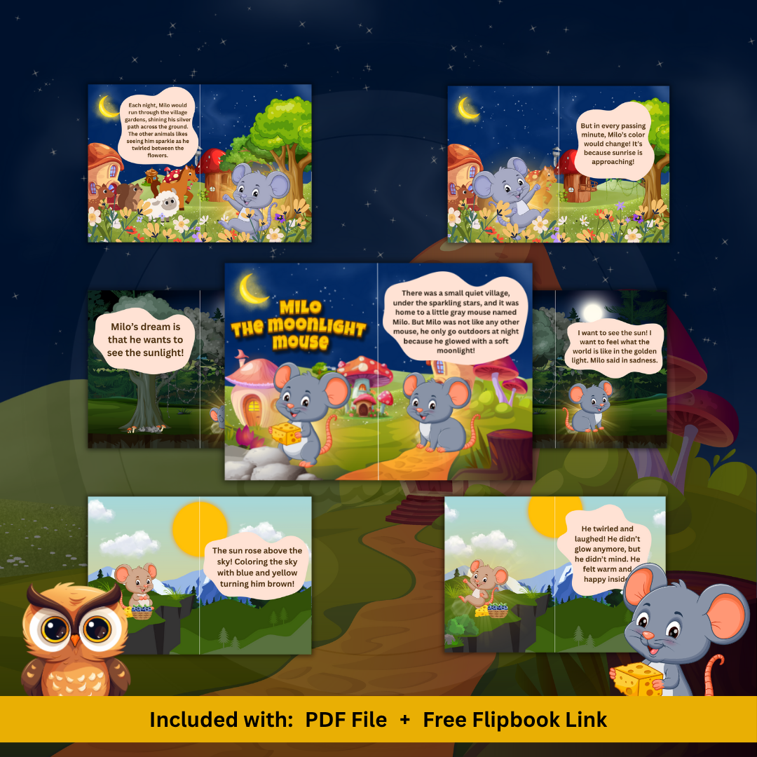 (Dims Product) Storybook: Milo The Moonlight Mouse