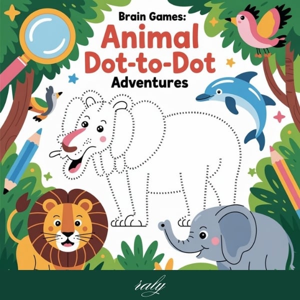 Brain Games: Animal Dot-to-Dot Adventures
