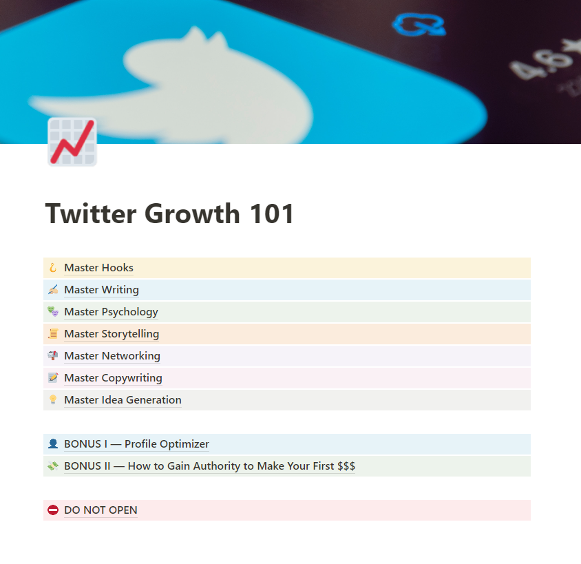 Twitter Growth 101