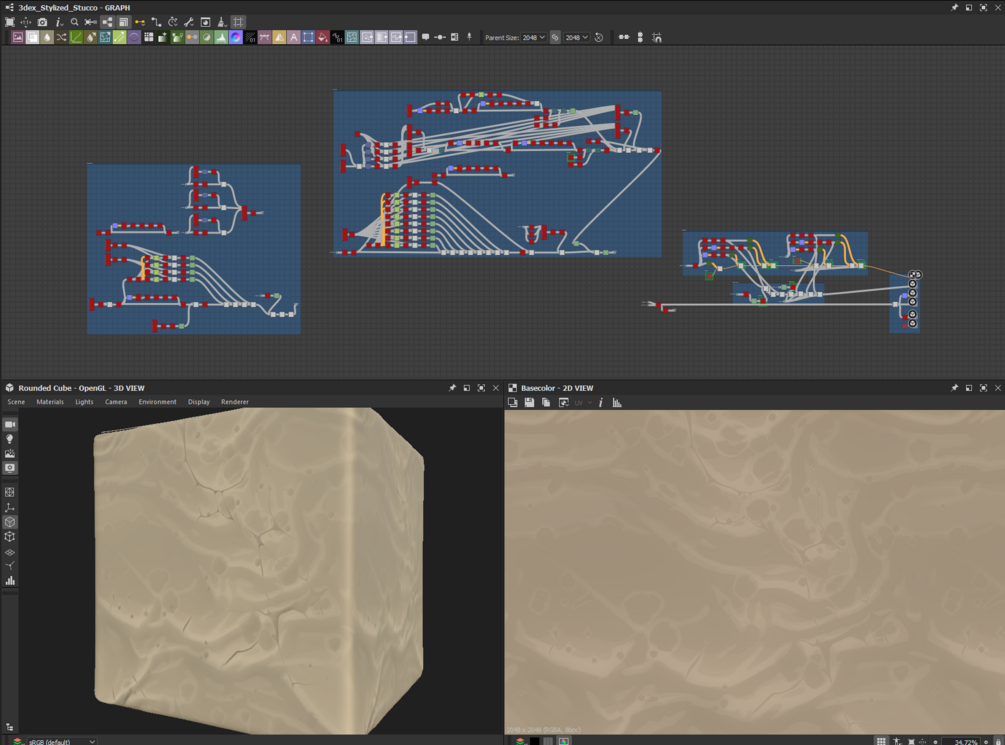 Stylized Stucco - Substance 3D Designer