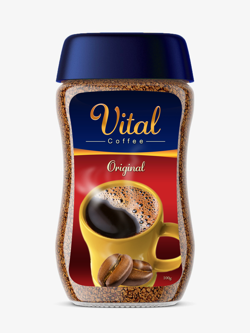 Coffee Packaging in 3 different sizes. PSD