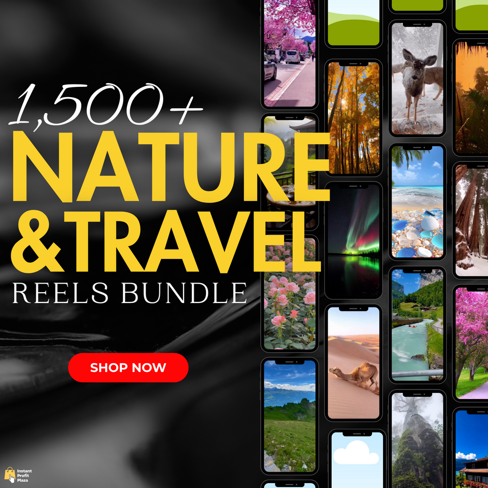 1500+ Ultimate Nature and Travel reels bundle | Canva editable I Video contents, youtube shorts ...