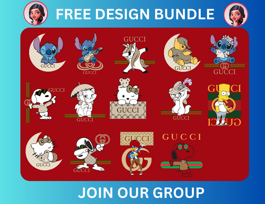 GUCCI MIXED FREE DSIGNS BUNDLE 0004