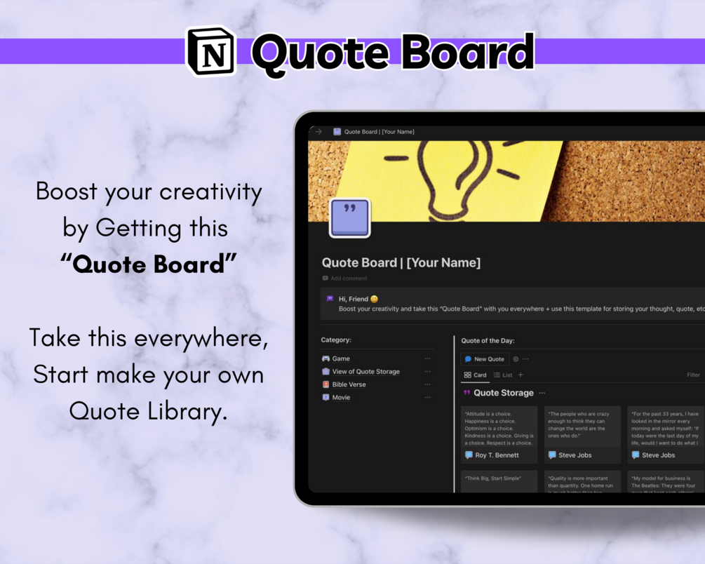 Notion [Quote Board]
