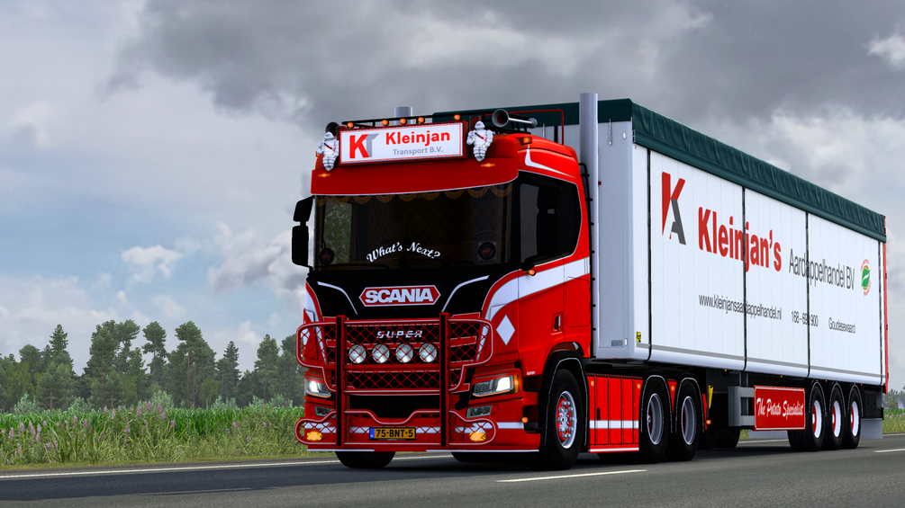 Scania R650 + Trailer "Kleinjan Transport B.V"